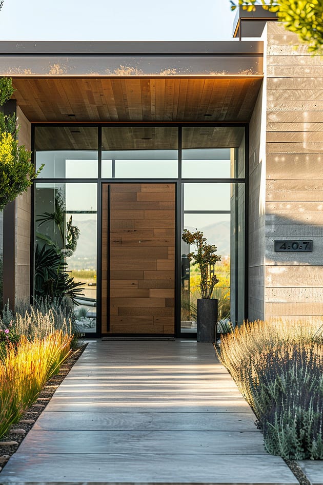 Top 22 Modern Entrance Door Designs 2024: Enhance Your Home's Curb Appeal