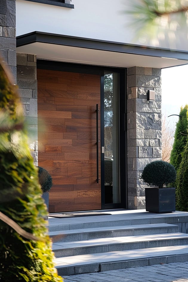Top 22 Modern Entrance Door Designs 2024: Enhance Your Home's Curb Appeal