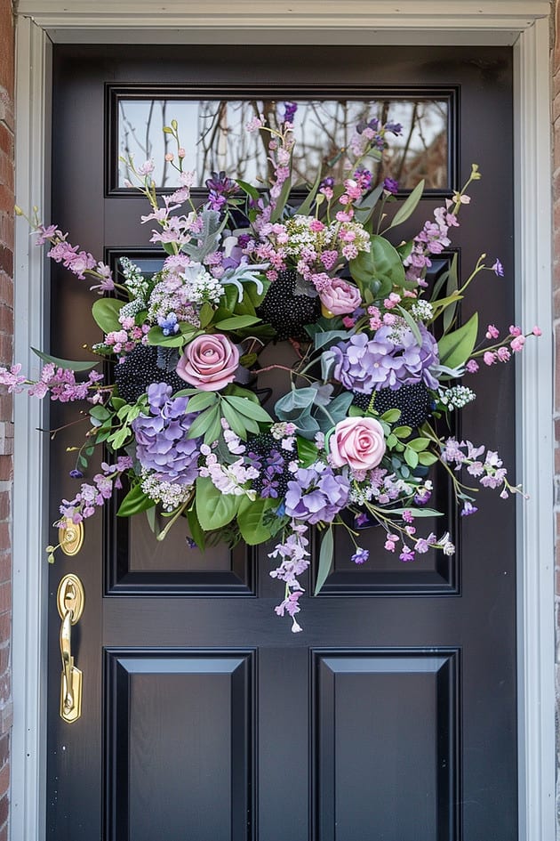 55 Fresh and Inspiring Spring Wreath Ideas to Brighten Your Doorstep