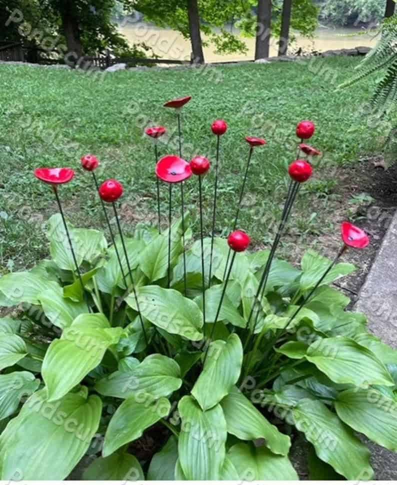 15 Charming Spring Metal Flower Decorations For Your Yard