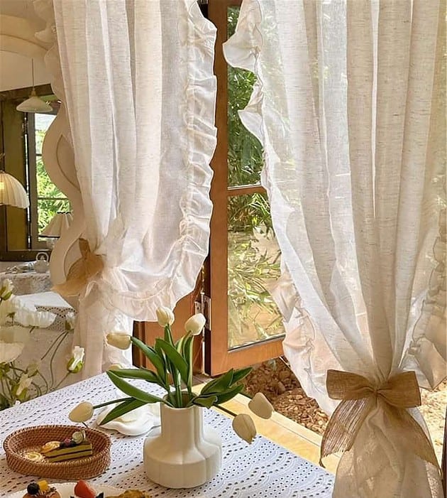 15 Coquette Curtains That Bring A Playful Charm
