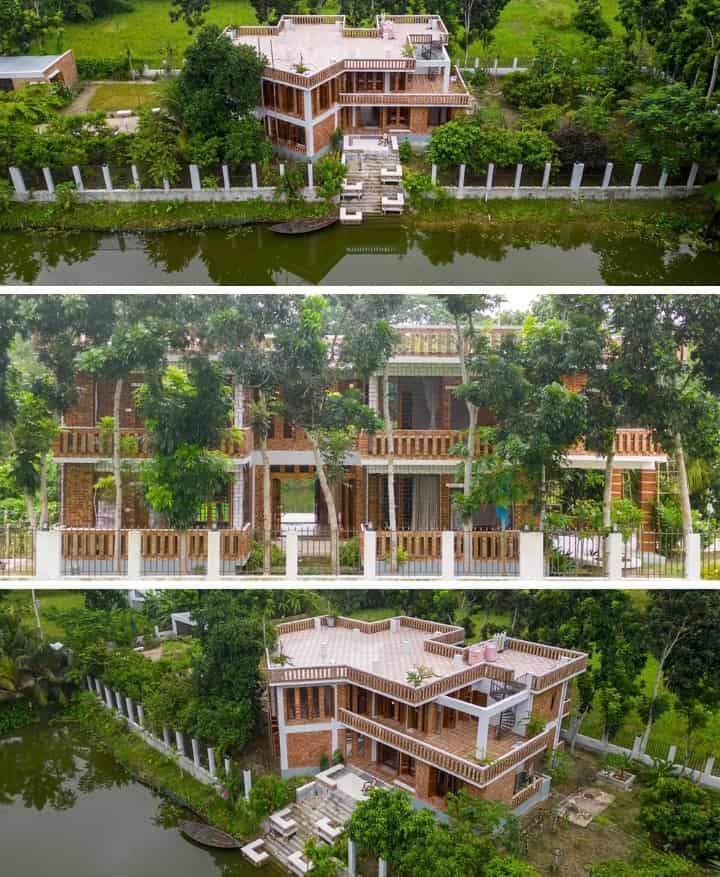 Hawladar House by Maruf Raihan.Works in Shibchar, Bangladesh