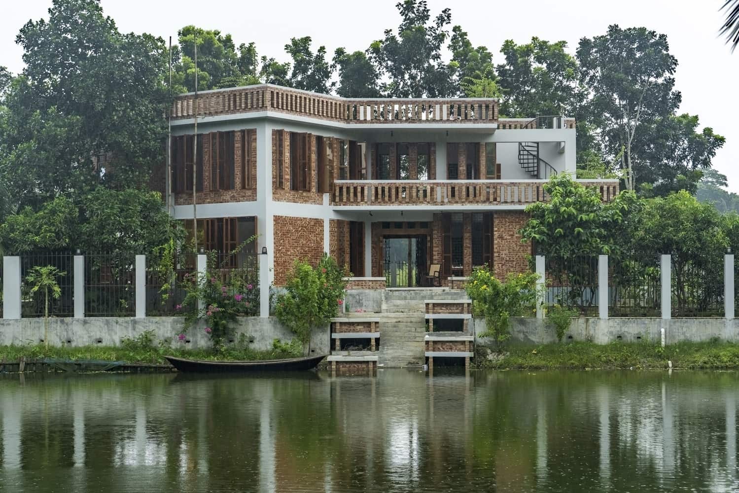 Hawladar House by Maruf Raihan.Works in Shibchar, Bangladesh