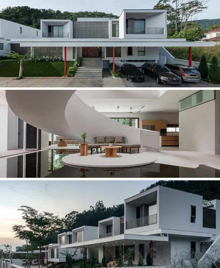 The Helical Pearl House by A3 Projects in Ipoh, Malaysia