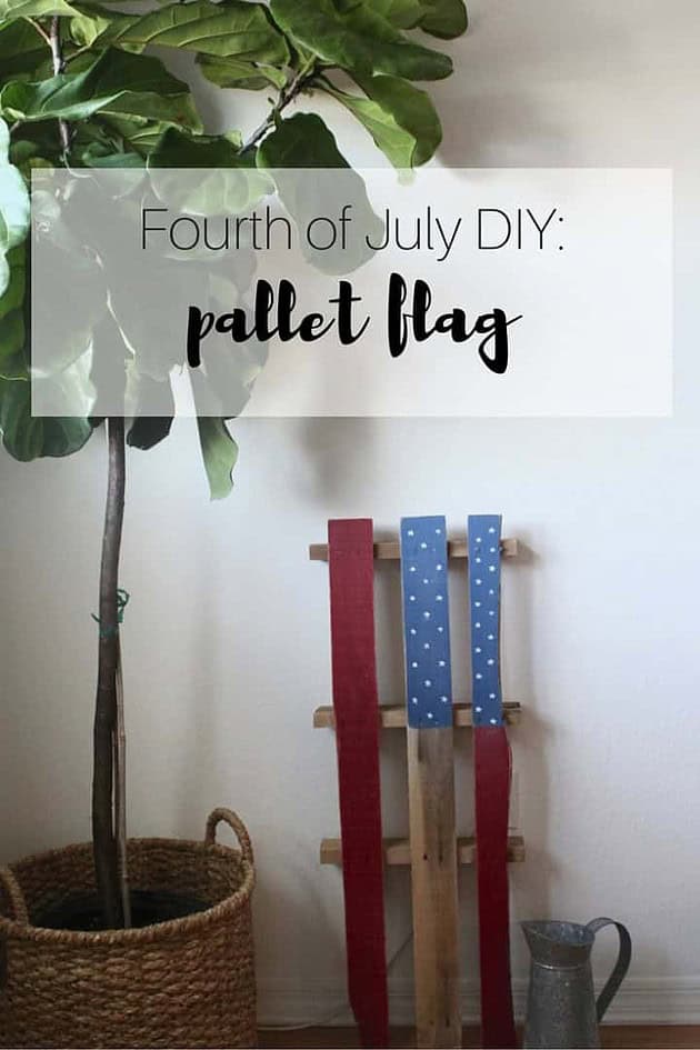 15 Easy DIY Pallet Flag Ideas for a Rustic 4th of July