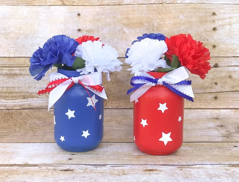 15 Patriotic Mason Jar Luminaries to Light Up Your Celebration
