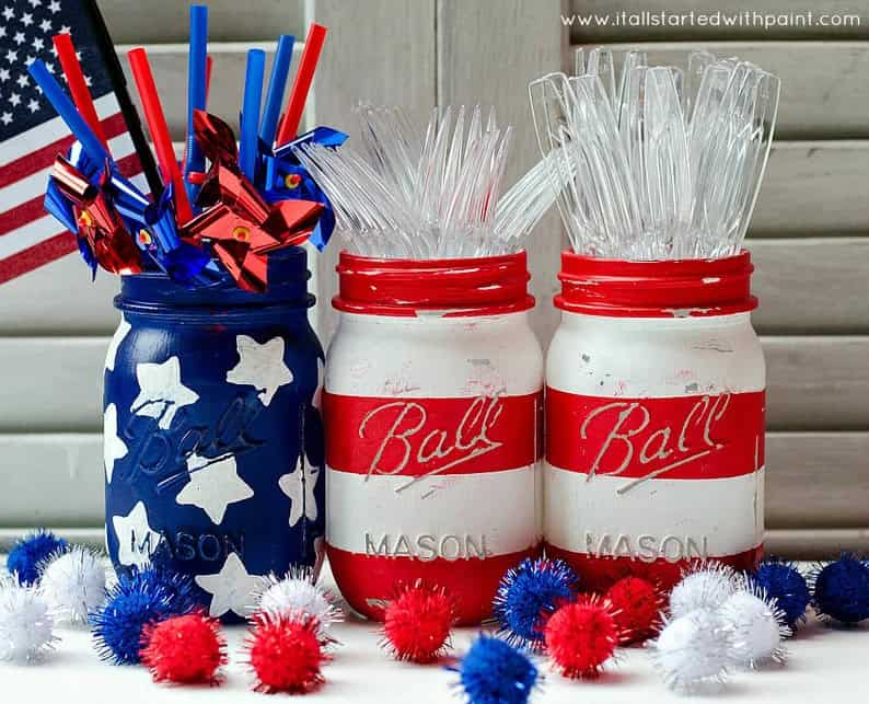 15 Patriotic Mason Jar Luminaries to Light Up Your Celebration