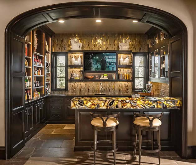 15 Small Space Mediterranean Home Bar Designs for Maximum Impact